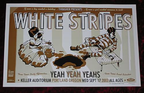 The White Stripes Tour Poster US Promo poster (322062)