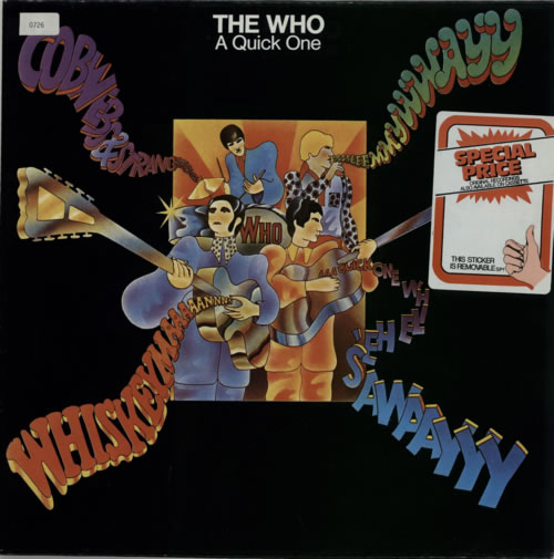The Who A Quick One UK vinyl LP album (LP record) (586445)