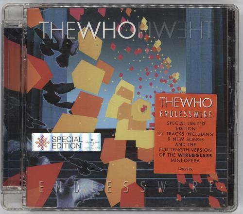 The Who Endless Wire - Stickered case UK CD album (CDLP) (711365)