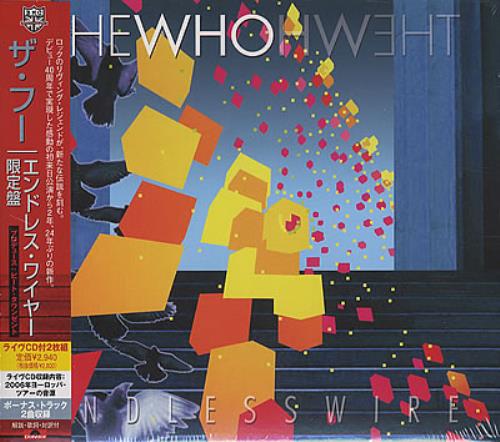 The Who Endless Wire Japanese 2 CD album set (Double CD) (377590)