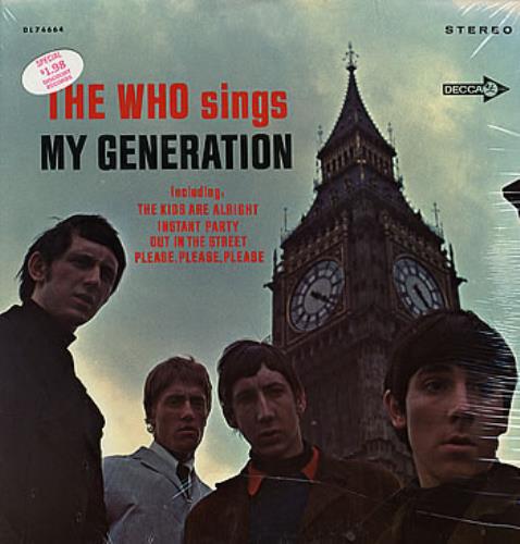 The Who My Generation - Sealed US vinyl LP album (LP record) (67777)