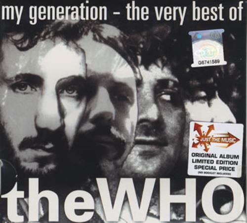 The Who My Generation - The Very Best Of Malaysia CD album (CDLP) (354495)
