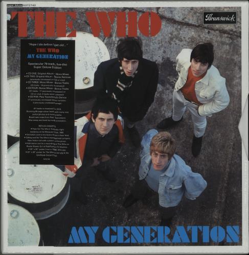 The Who My Generation - Super Deluxe Edition UK CD Album Box Set (668556)