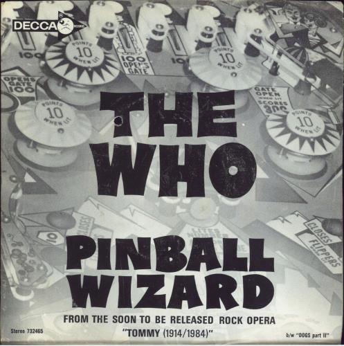 The Who Pinball Wizard + Picture Sleeve US 7" vinyl single (7 inch ...