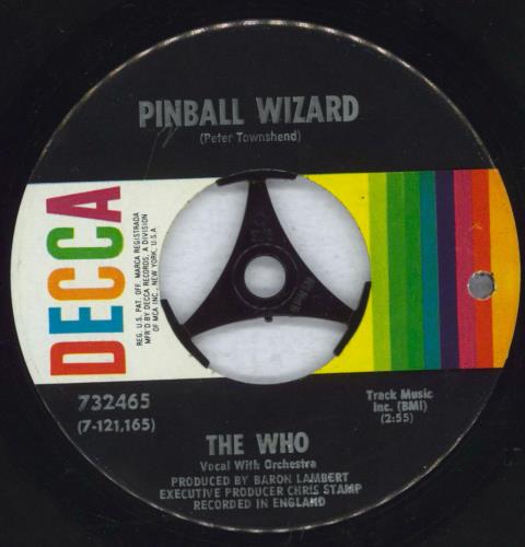 The Who Pinball Wizard + Picture Sleeve US 7" vinyl single (7 inch ...