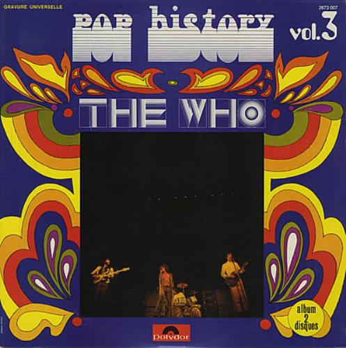 The Who Pop History Vol 3 French 2-LP vinyl record set (Double LP Album ...