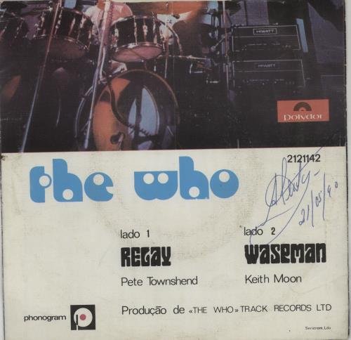 The Who Relay Portugese 7" vinyl single (7 inch record / 45) (660523)