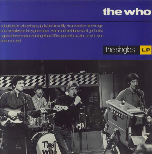 The Who The Singles UK vinyl LP album (LP record) (397853)