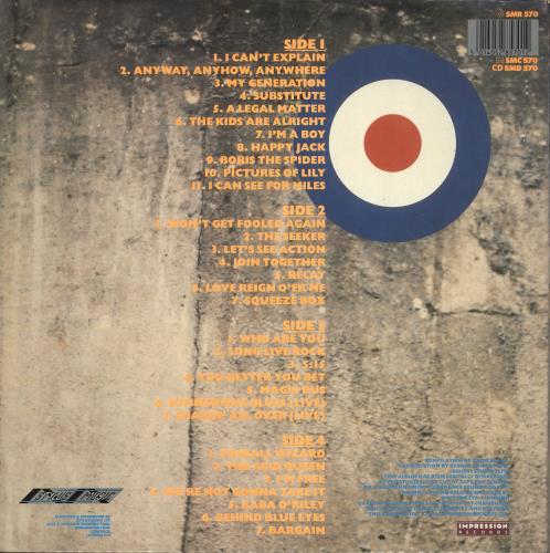 The Who The Who Collection - EX UK 2-LP vinyl record set (Double LP ...
