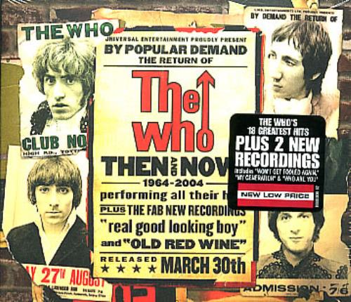 The Who Then And Now US CD album (CDLP) (287390)