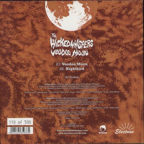The Wicked Whispers Voodoo Moon UK 7" vinyl single (7 inch record / 45 ...
