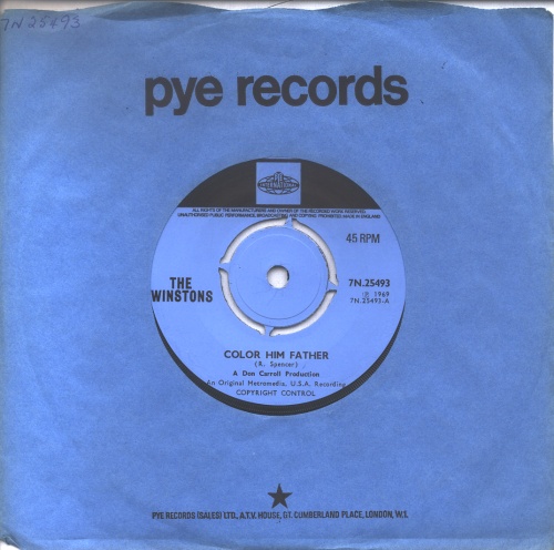 The Winstons Color Him Father UK 7" vinyl single (7 inch record / 45 ...