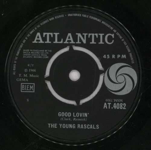 The Young Rascals Good Lovin' UK 7" vinyl single (7 inch record / 45 ...