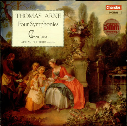 Thomas Arne Four Symphonies UK vinyl LP album (LP record) (532772)