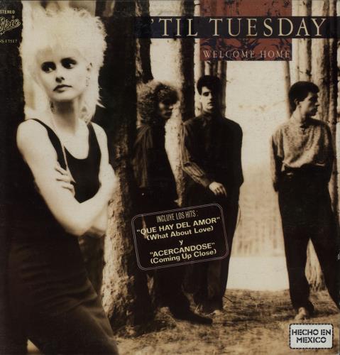 Til Tuesday Welcome Home Mexican vinyl LP album (LP record) (465090)