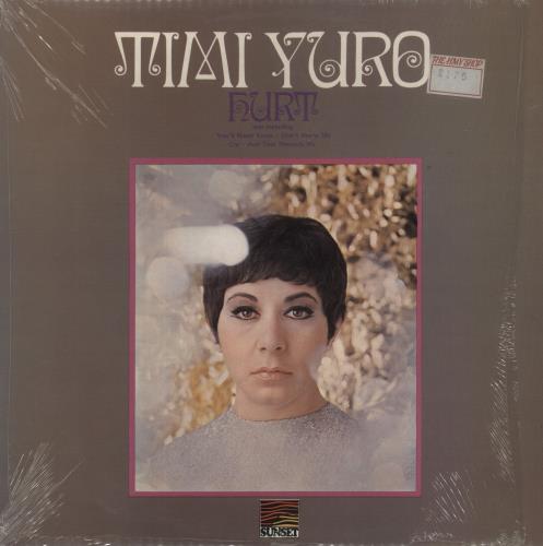 Timi Yuro Hurt UK vinyl LP album (LP record) (376771)