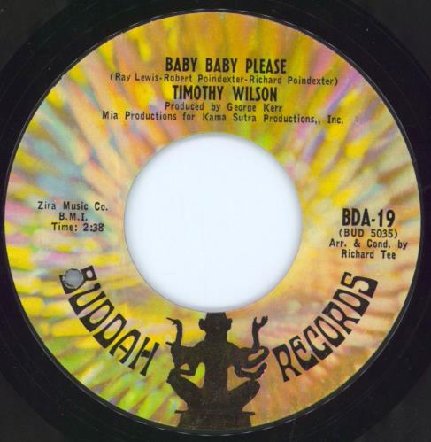 Timothy Wilson Baby Baby Please US 7" vinyl single (7 inch record / 45 ...