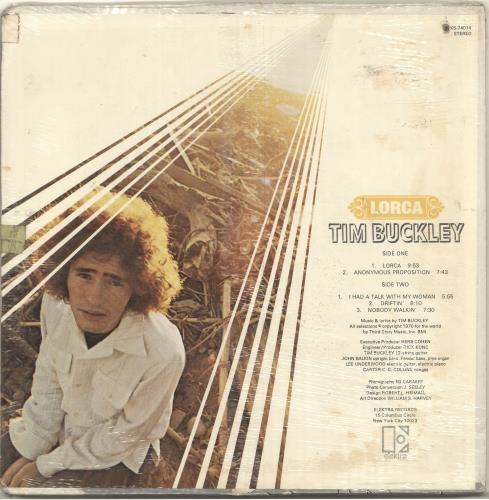 Tim Buckley Lorca - Re-Sealed US vinyl LP album (LP record) (697972)