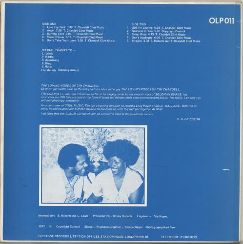 Tim Chandell The Loving Mood Of Tim Chandell UK vinyl LP album (LP ...