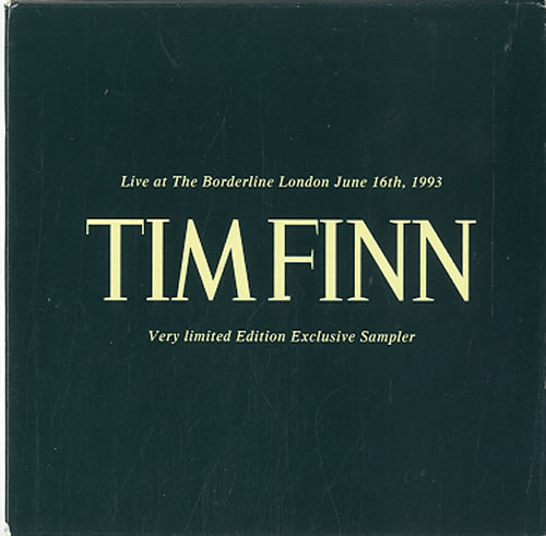 Tim Finn Live At The Borderline UK Promo CD album (CDLP) (22496)