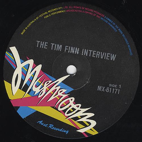 Tim Finn The Tim Finn Interview Australian Promo vinyl LP album (LP ...