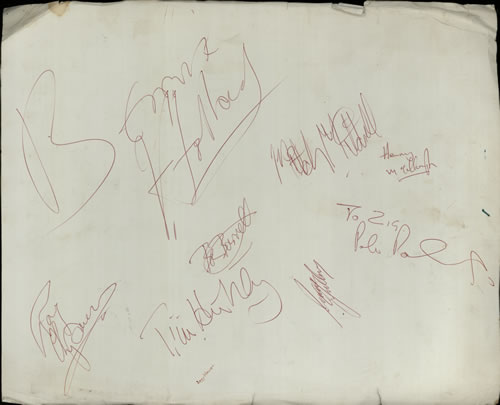 Tim Hinkley Autographed Card UK memorabilia (626678) AUTOGRAPHS