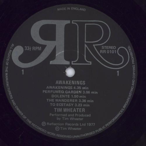 Tim Wheater Awakenings UK vinyl LP album (LP record) (833296)