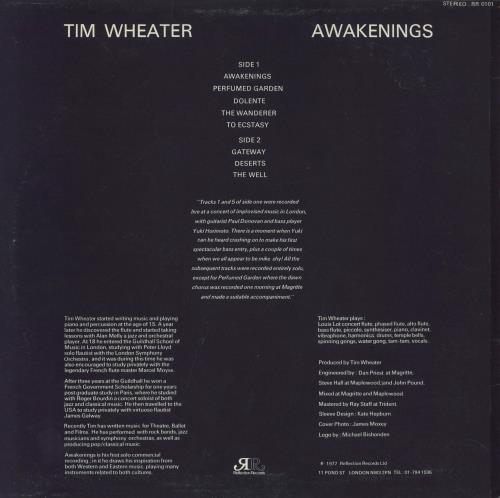 Tim Wheater Awakenings UK vinyl LP album (LP record) (833296)