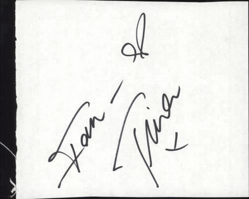 Tina Arena Autographed UK memorabilia (721200) AUTOGRAPH