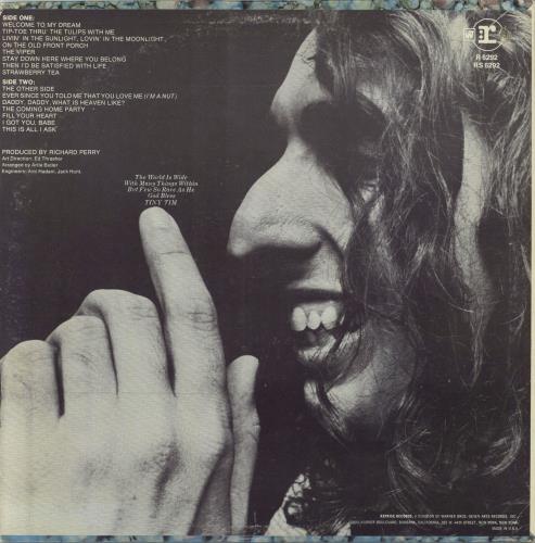 Tiny Tim God Bless Tiny Tim UK vinyl LP album (LP record) (793030)