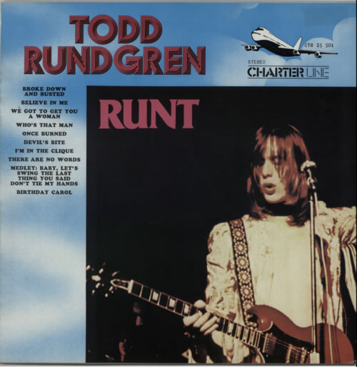 Todd Rundgren Runt Italian vinyl LP album (LP record) (609939)