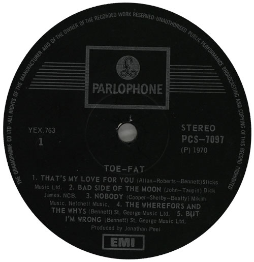 Toe Fat Toe Fat - EX UK vinyl LP album (LP record) (144605)