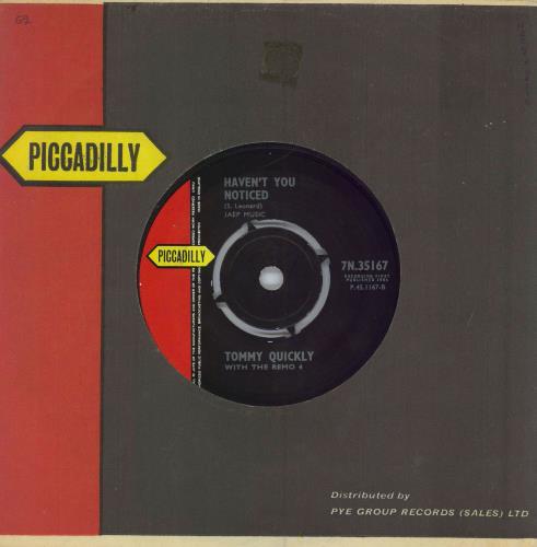 Tommy Quickly Prove It UK 7" vinyl single (7 inch record / 45) (783135)
