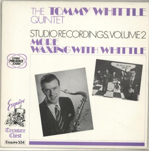 Tommy Whittle More Waxing With Whittle UK vinyl LP album (LP record ...