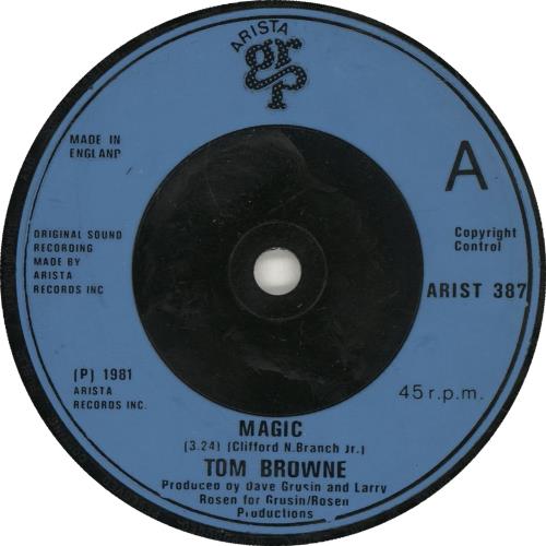 Tom Browne Magic UK 7" vinyl single (7 inch record / 45) (703472)