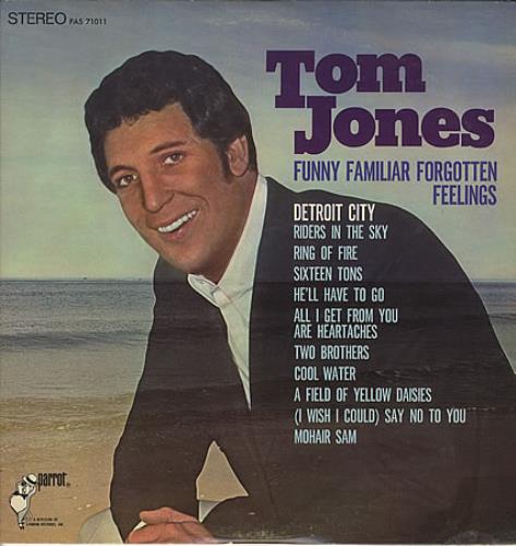 Tom Jones Funny Familiar Forgotten Feelings UK vinyl LP album (LP ...