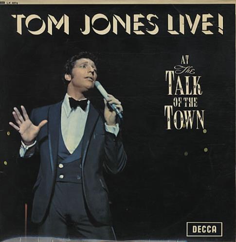 Tom Jones Live! At The Talk Of The Town UK vinyl LP album (LP record ...