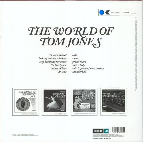 Tom Jones The World Of Tom Jones UK vinyl LP album (LP record) (802041)