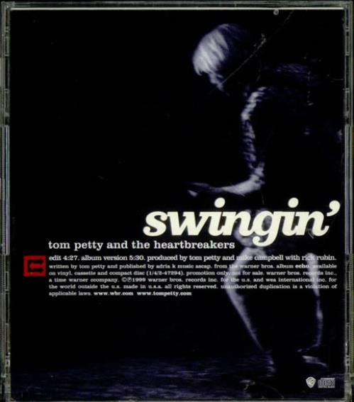 Tom Petty & The Heartbreakers Swingin' US Promo CD single (CD5 / 5 ...