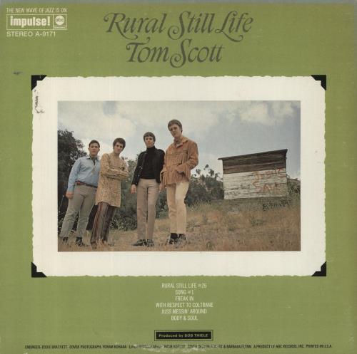 Tom Scott Rural Still Life US vinyl LP album (LP record) (834165)