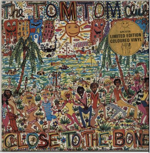 Tom Tom Club Close To The Bone - Orange vinyl UK vinyl LP album (LP ...