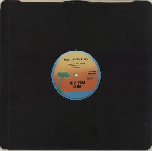 Tom Tom Club Wordy Rappinghood UK 12" vinyl single (12 inch record ...