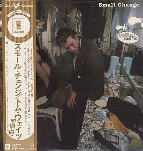 Tom Waits Small Change Japanese Promo vinyl LP album (LP record) (368401)