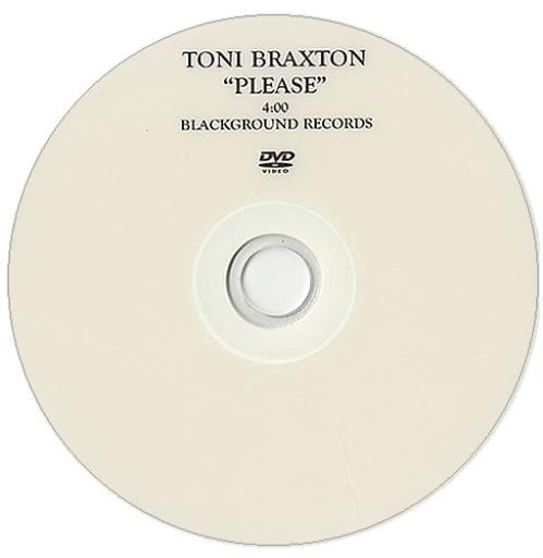 Toni Braxton Please US promo DVD-R (339618)