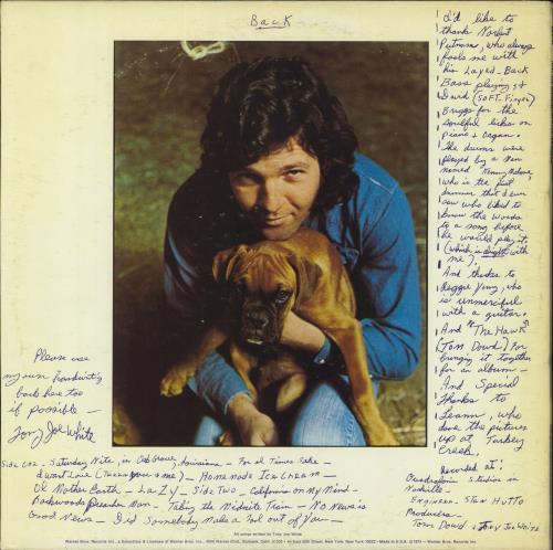 Tony Joe White Home Made Ice Cream - Promo US Promo vinyl LP album (LP ...