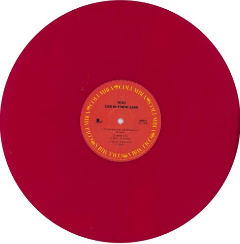 Toto Live In Tokyo - RSD 2020 - Red Vinyl UK 12" vinyl single (12 inch record / Maxi-single ...