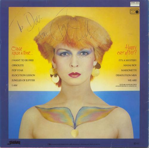 Toyah Anthem - Autographed German vinyl LP album (LP record) (789755)