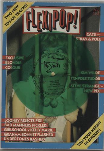 Toyah Flexipop Magazine No. 8 + 7" Flexidisc UK magazine (62100) NO. 8