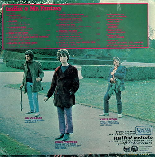 Traffic Mr. Fantasy - 2nd - Sealed US vinyl LP album (LP record) (467844)