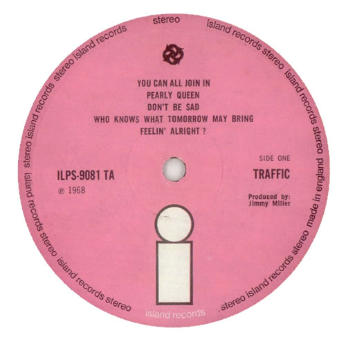 Traffic Traffic - 2nd UK vinyl LP album (LP record) (542821)